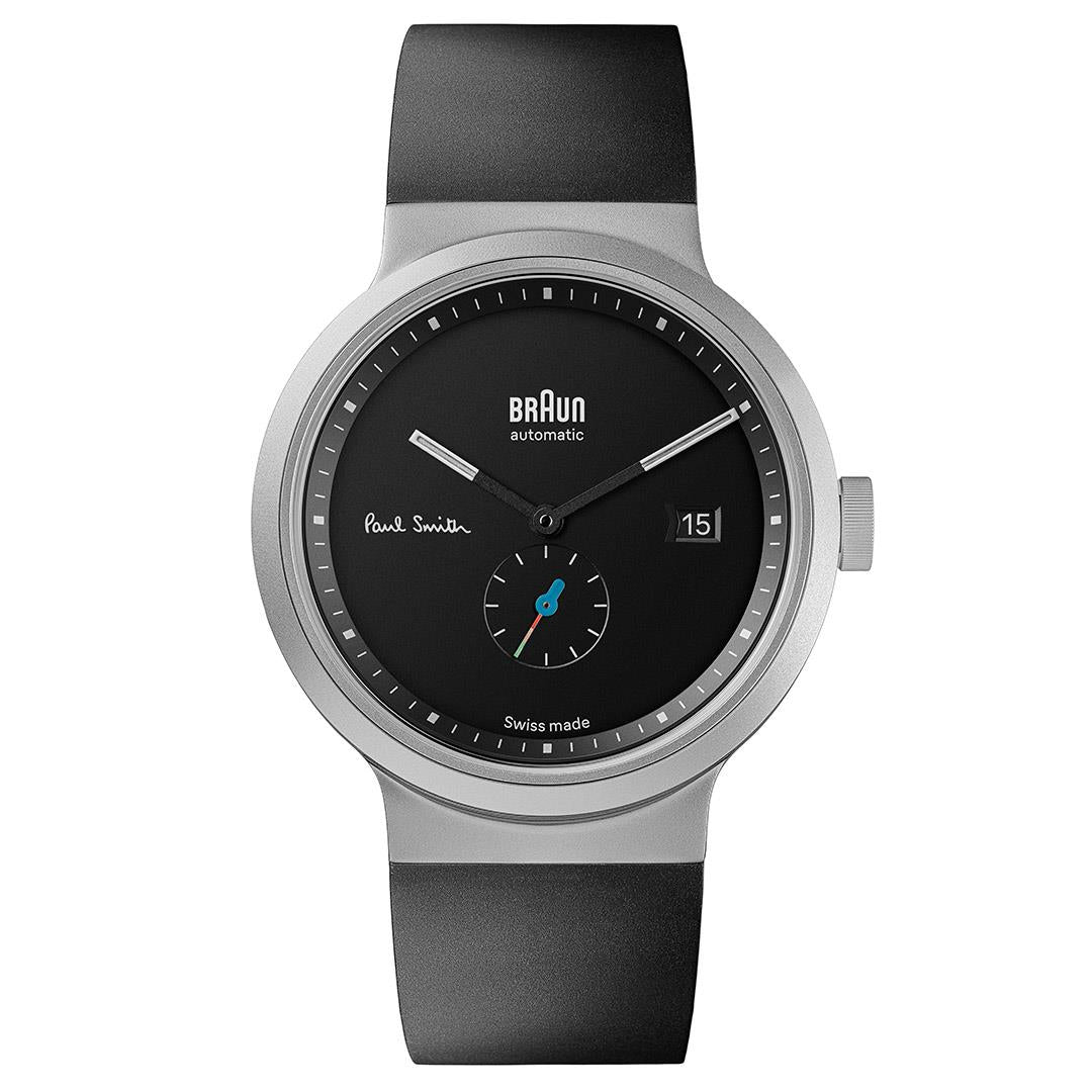 BN0279 Braun + Paul Smith Swiss made automatic watch - black dial and ...