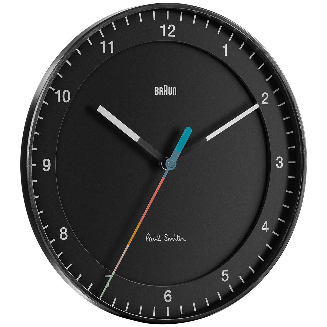 BC17 Braun x Paul Smith limited edition classic large analogue wall cl ...