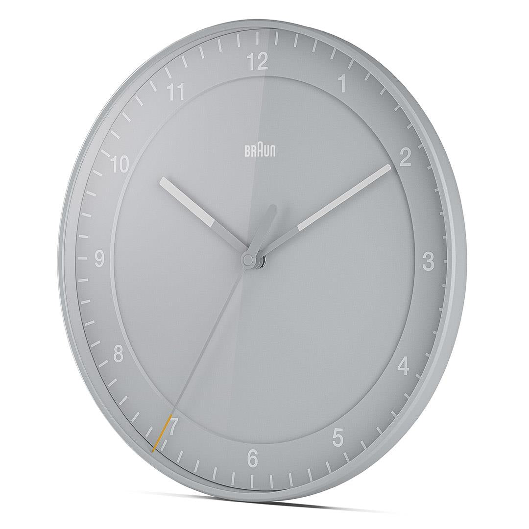 BC17 Braun classic large analogue wall clock - grey – Braun Clocks