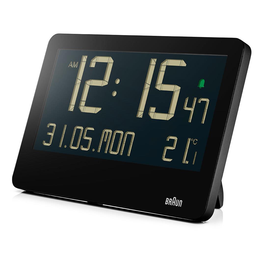BC14 Braun digital wall clock - black – Braun Clocks