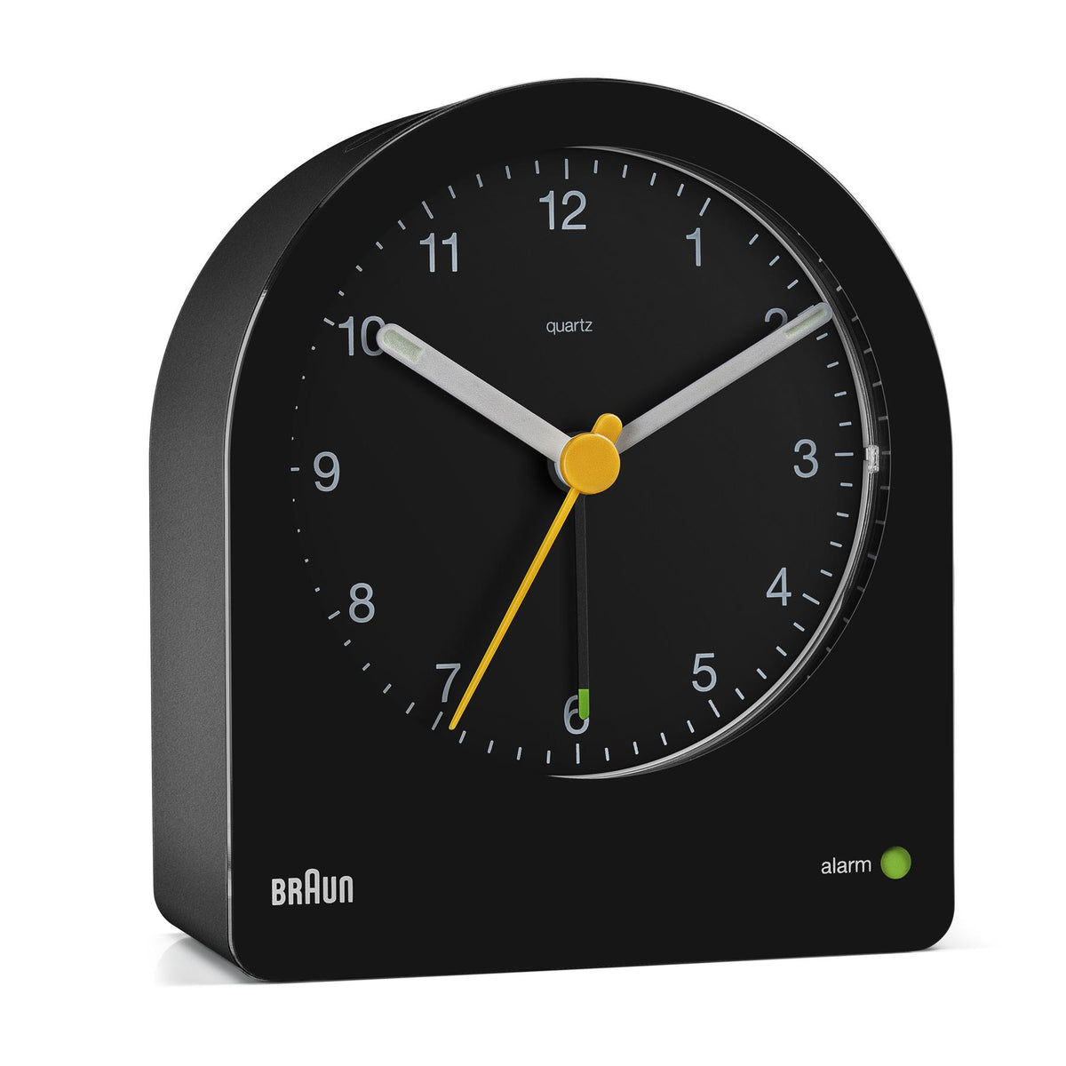BC22 Braun classic analogue alarm clock - black – Braun Clocks & Watches