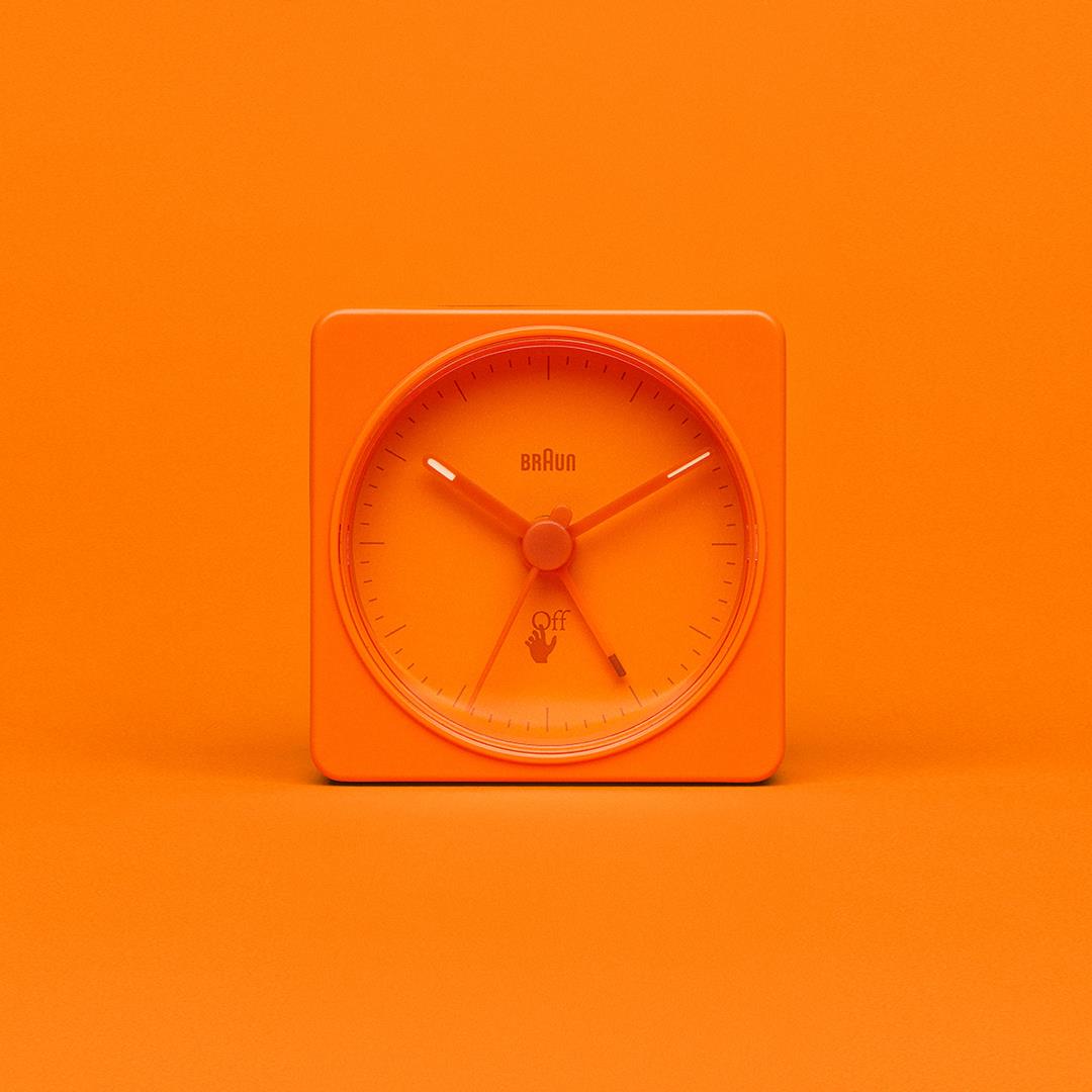 BC02 Off-White™ x Braun limited edition classic travel analogue alarm ...