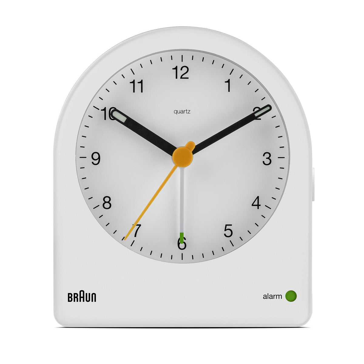 BC22 Braun classic analogue alarm clock - white – Braun Clocks & Watches