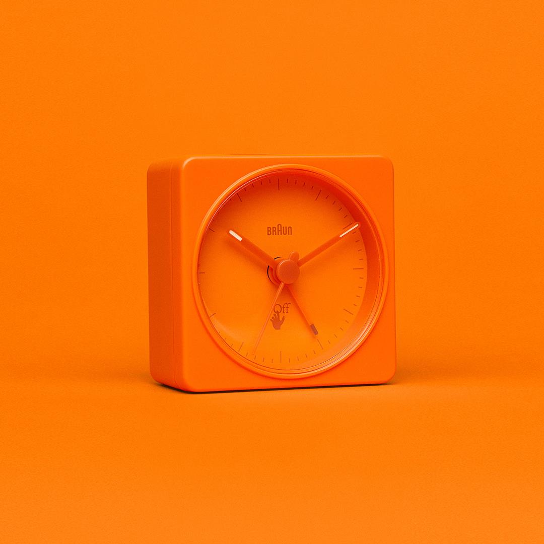 BC02 Off-White™ x Braun limited edition classic travel analogue alarm ...